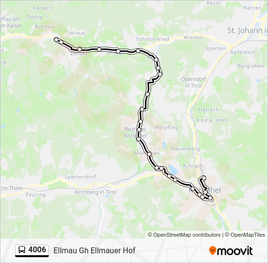4006 Route: Schedules, Stops & Maps - Ellmau Gh Ellmauer Hof (Updated)