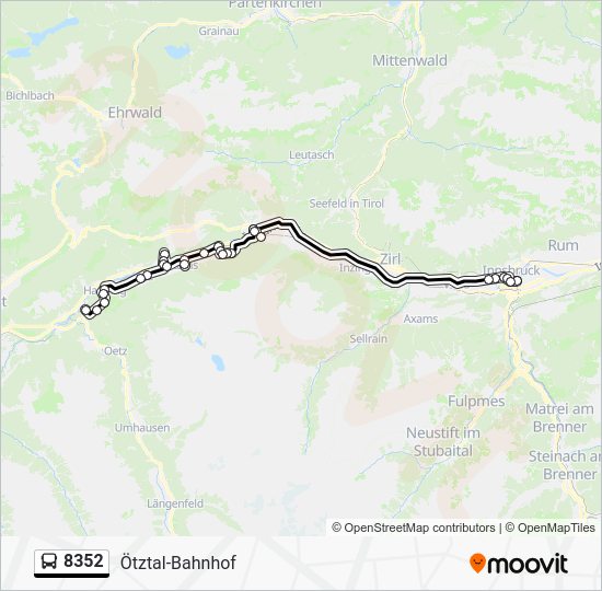 8352 Route: Schedules, Stops & Maps - Ötztal-Bahnhof (Updated)