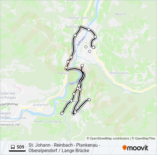 509 Route: Schedules, Stops & Maps - St.Johann Kastenhof (Updated)