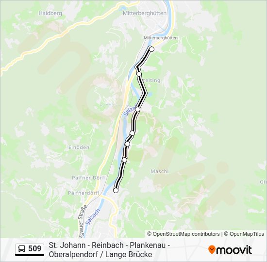 509 Route: Schedules, Stops & Maps - St.Johann Handelsakademie (Updated)