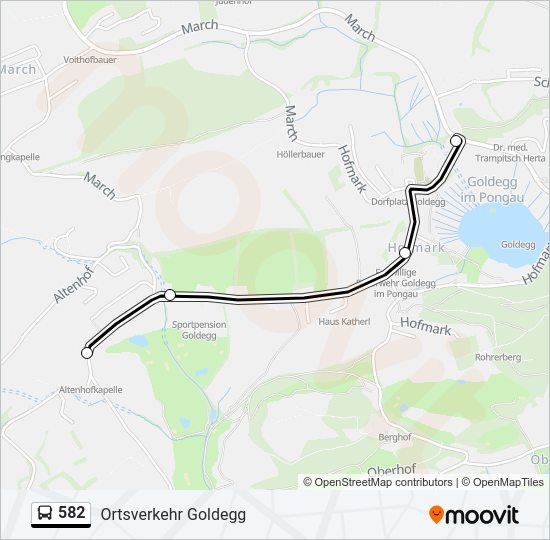582 Route: Schedules, Stops & Maps - Goldegg Buchberglift (Updated)