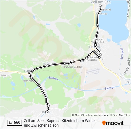 660 Route: Schedules, Stops & Maps - Kaprun Ortsmitte (Updated)