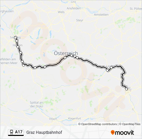 a17 Route: Schedules, Stops & Maps - Graz Hauptbahnhof (Updated)
