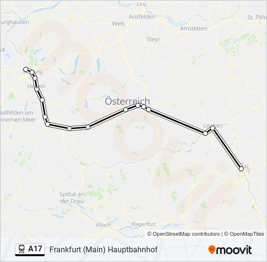 a17 Route: Schedules, Stops & Maps - München Hauptbahnhof (Updated)