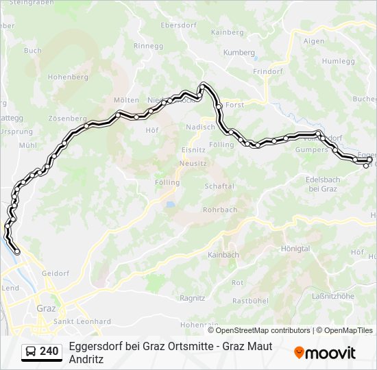 240 Route: Schedules, Stops & Maps - Eggersdorf Bei Graz Ortsmitte ...