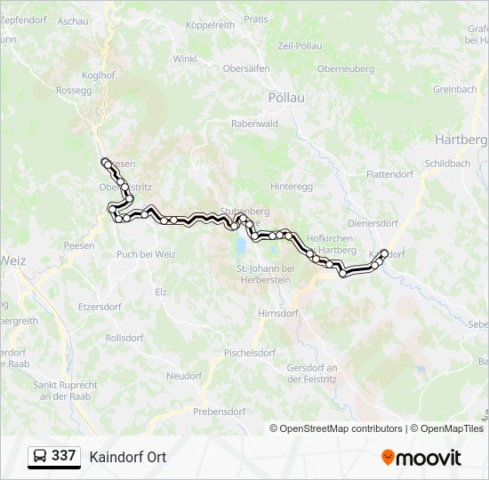337 Route: Schedules, Stops & Maps - Kaindorf Ort (Updated)