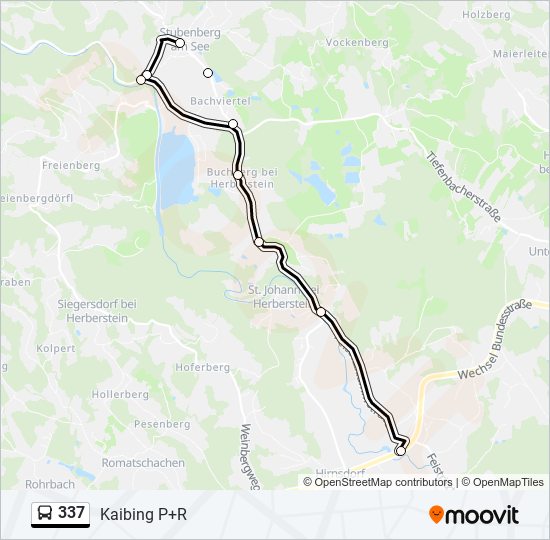337 Route: Schedules, Stops & Maps - Kaibing P+R (Updated)