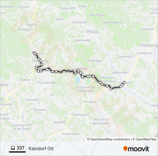 337 Route: Schedules, Stops & Maps - Kaindorf Ort (Updated)