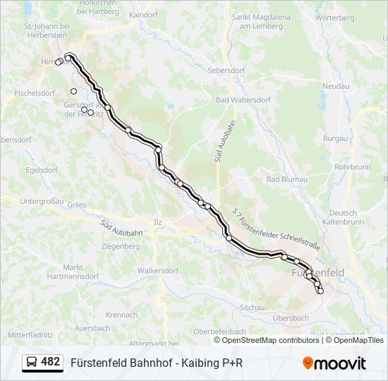 482 Route: Schedules, Stops & Maps - Fürstenfeld Bahnhof (Updated)