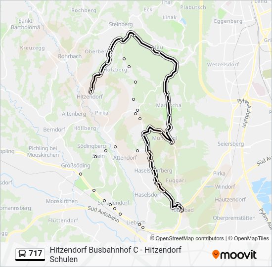 717 Route: Schedules, Stops & Maps - Hitzendorf Schulen (Updated)