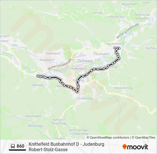860 Route: Schedules, Stops & Maps - Judenburg Egam (Updated)