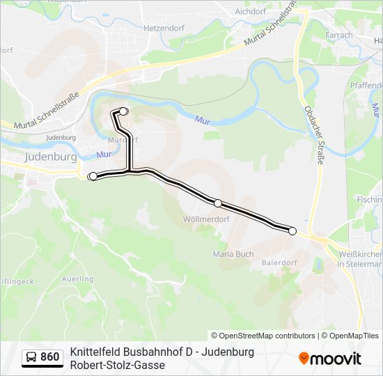 860 Route: Schedules, Stops & Maps - Baierdorf Landesstraße (Updated)