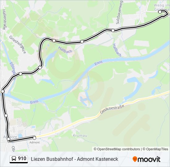 910 Route: Schedules, Stops & Maps - Weng (Updated)