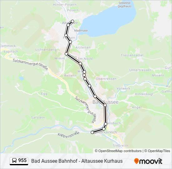 955 Route: Schedules, Stops & Maps - Altaussee (Updated)