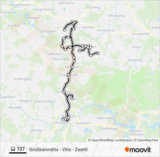 727 Route: Schedules, Stops & Maps - Großkainraths Ortsmitte (Updated)