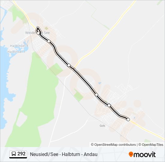 292 Route: Schedules, Stops & Maps - Weiden am See Raiffeisenplatz ...