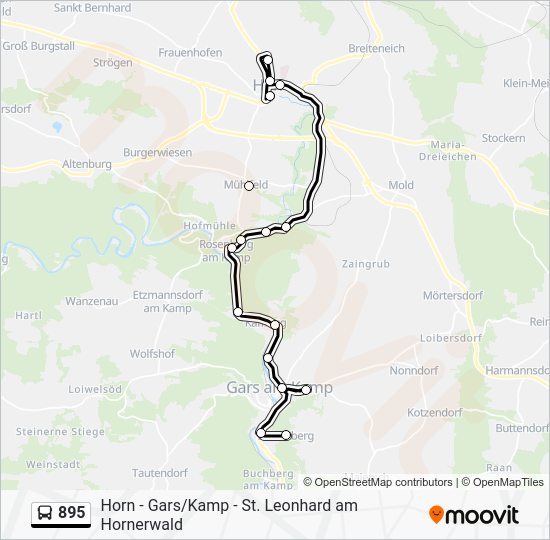 895 Route: Schedules, Stops & Maps - Zitternberg Feuerwehr (Updated)