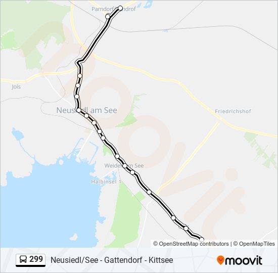 299 Route: Schedules, Stops & Maps - Gols Badgasse (Updated)