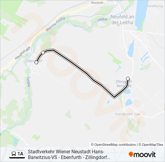 1a Route: Schedules, Stops & Maps - Zillingdorf Volksschule (Updated)