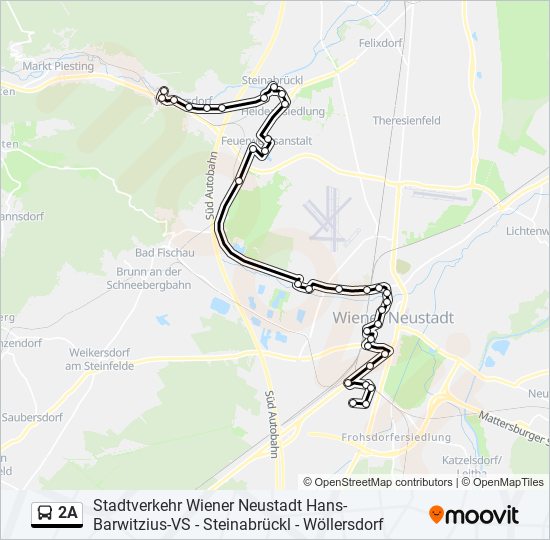 2a Route: Schedules, Stops & Maps - Wöllersdorf Staudiglgasse (Updated)