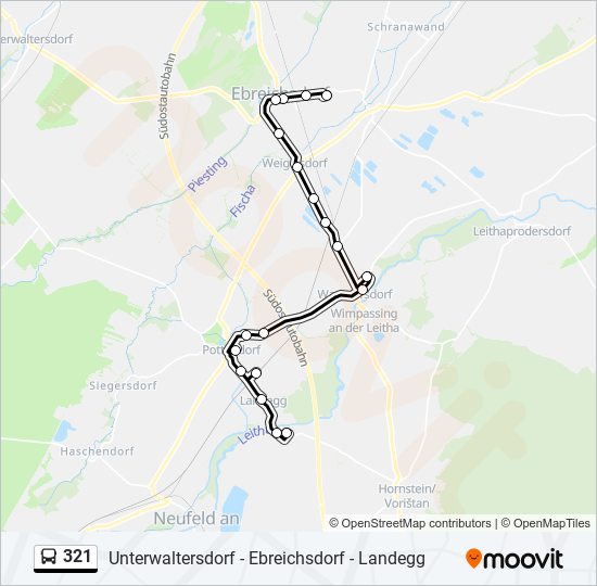 321 Route: Schedules, Stops & Maps - Ebreichsdorf Bahnhof (Updated)
