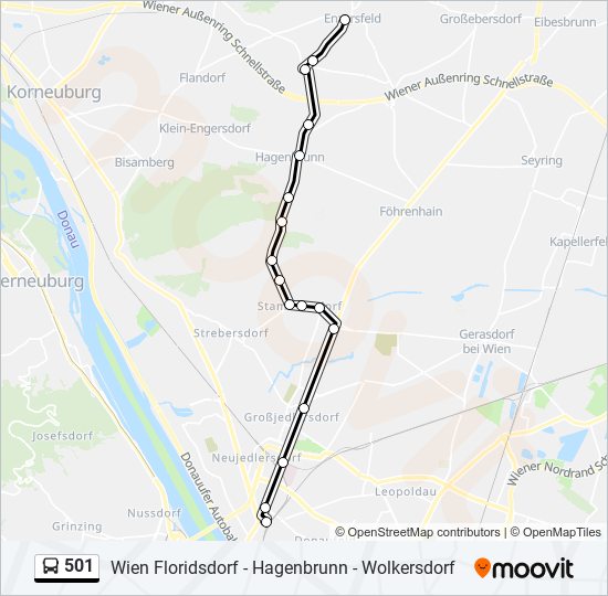 501 Route: Schedules, Stops & Maps - Enzersfeld Kirchenplatz (Updated)