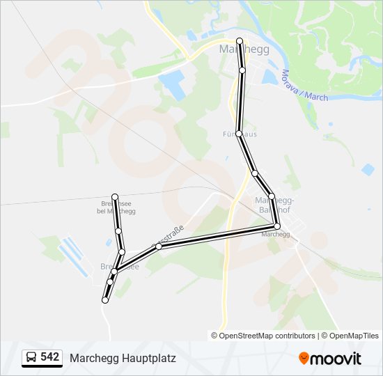 542 Route: Schedules, Stops & Maps - Marchegg Hauptplatz (Updated)