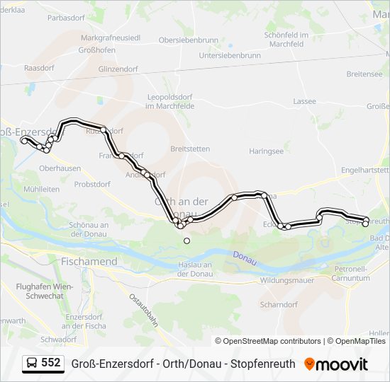 552 Route: Schedules, Stops & Maps - Groß-Enzersdorf Busbahnhof (Updated)