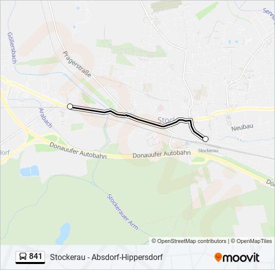 841 Route: Schedules, Stops & Maps - Stockerau Kloster (Updated)