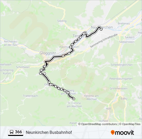 366 Route: Schedules, Stops & Maps - Neunkirchen Busbahnhof (Updated)