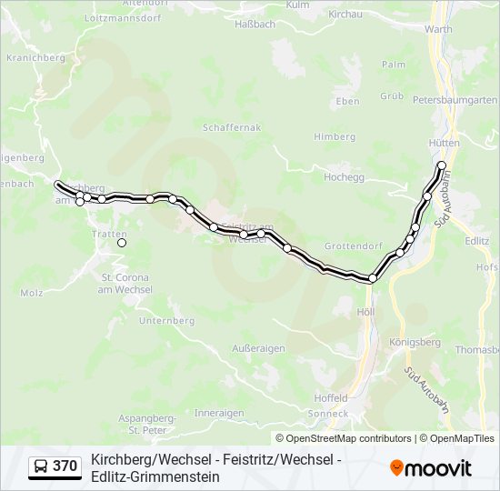 370 Route: Schedules, Stops & Maps - Edlitz-Grimmenstein Bahnhof (Updated)