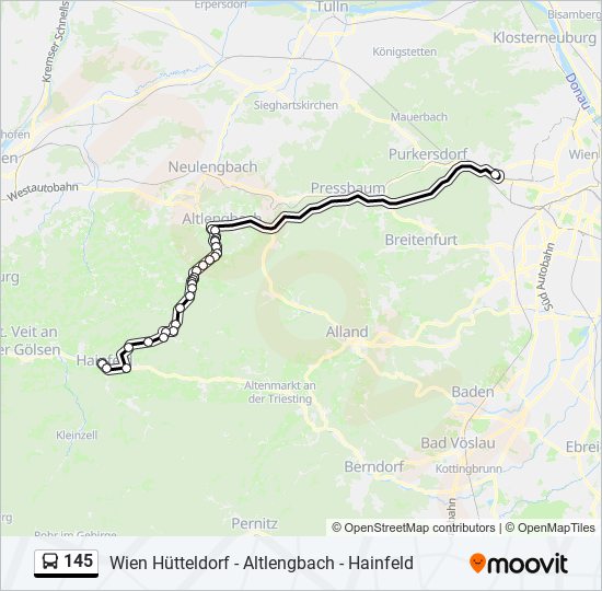 145 Route: Schedules, Stops & Maps - Hainfeld Bahnhof (Updated)