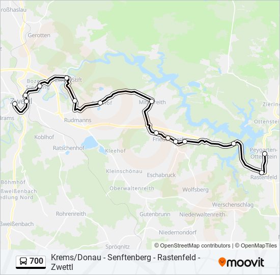 700 Route: Schedules, Stops & Maps - Peygarten-Ottenstein Ortsmitte ...