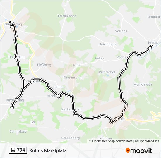 794 Route: Schedules, Stops & Maps - Kottes Marktplatz (Updated)