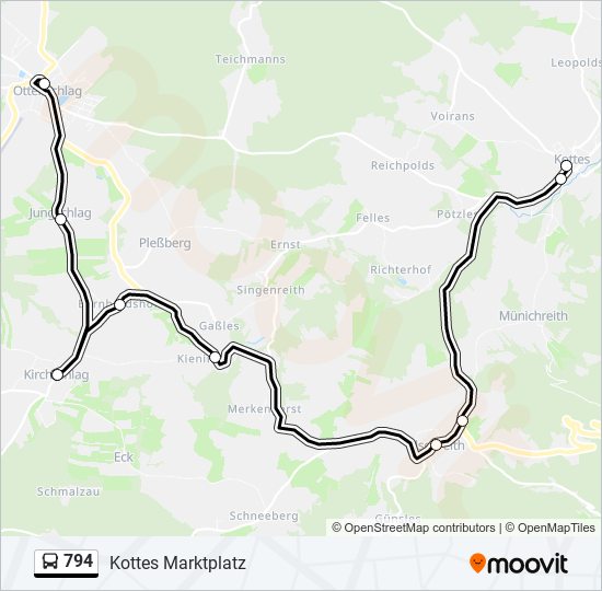 794 Route: Schedules, Stops & Maps - Kottes Marktplatz (Updated)