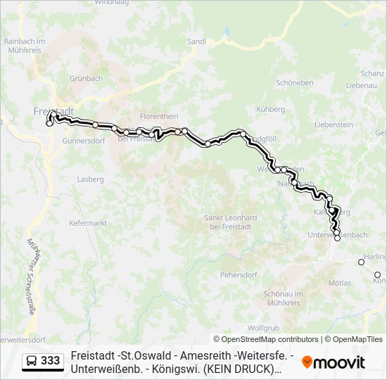 333 Route: Schedules, Stops & Maps - Freistadt Busterminal ...