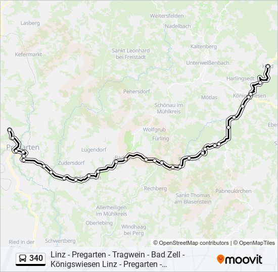 340 Route: Schedules, Stops & Maps - Hagenberg Im Mühlkreis ...