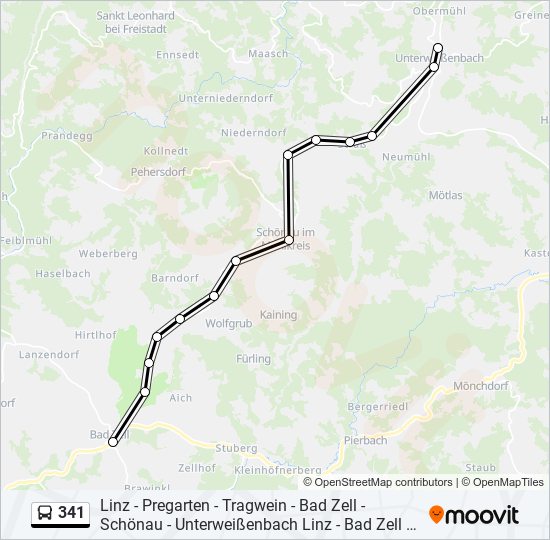 341 Route: Schedules, Stops & Maps - Bad Zell (Updated)