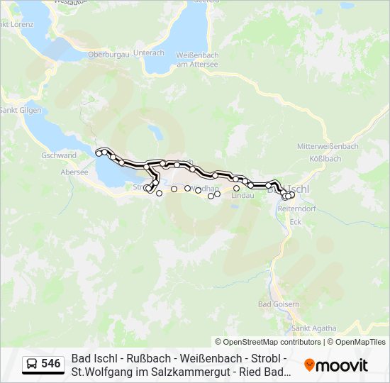 546 Route: Schedules, Stops & Maps - Bad Ischl Bahnhof (Updated)