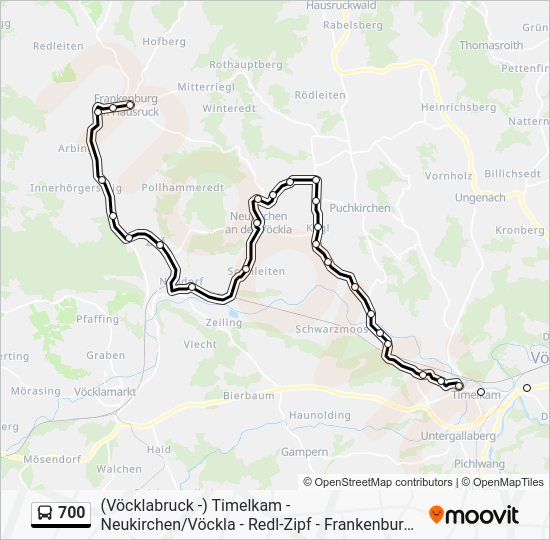 700 Route: Schedules, Stops & Maps - Frankenburg am Hausruck ...