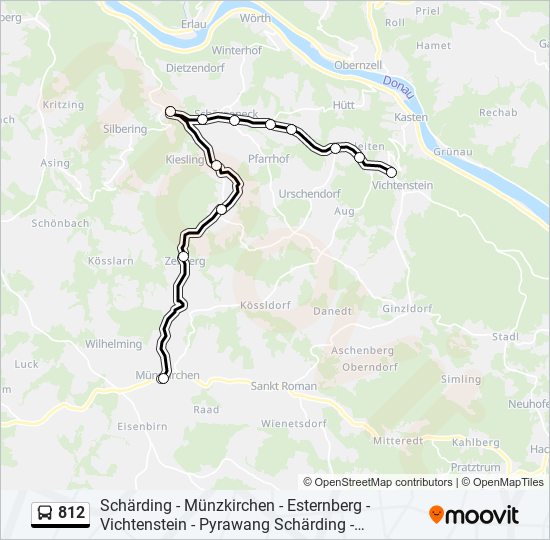 812 Route: Schedules, Stops & Maps - Münzkirchen Weiter 813 Nach Andorf ...