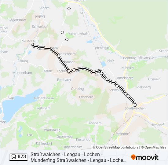 873 Route: Fahrpläne, Haltestellen & Karten - Straßwalchen Borg ...