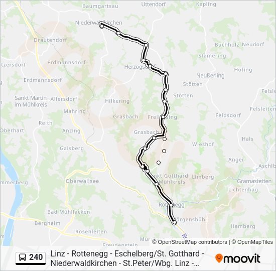 240 Route: Schedules, Stops & Maps - Niederwaldkirchen Schulen (Updated)