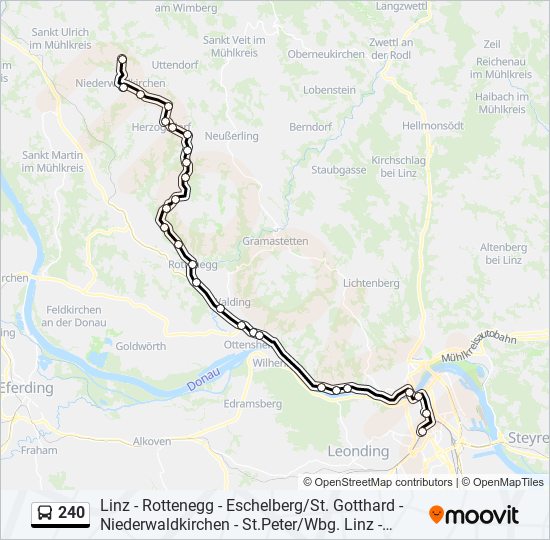 240 Route: Schedules, Stops & Maps - Niederwaldkirchen Baumgartsau ...