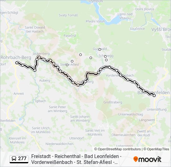 277 Route: Schedules, Stops & Maps - Bad Leonfelden Stadtplatz (Updated)