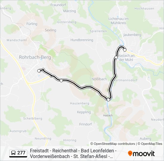 277 Route: Schedules, Stops & Maps - Haslach/Mühl Bergstraße (Updated)
