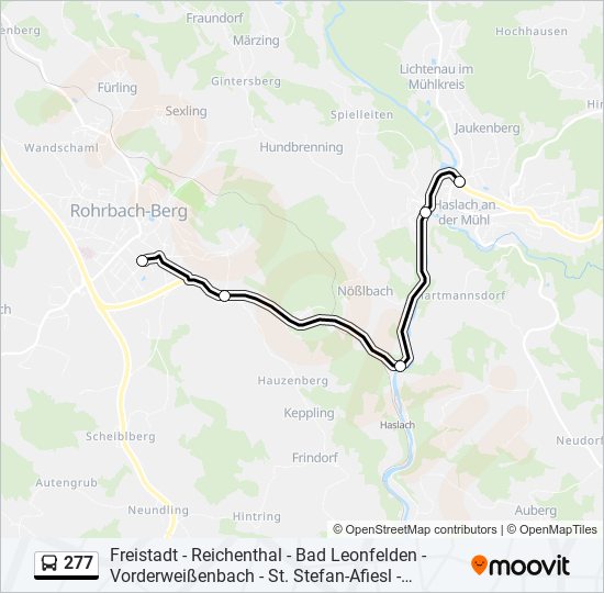 277 Route: Schedules, Stops & Maps - Haslach/Mühl Bergstraße (Updated)