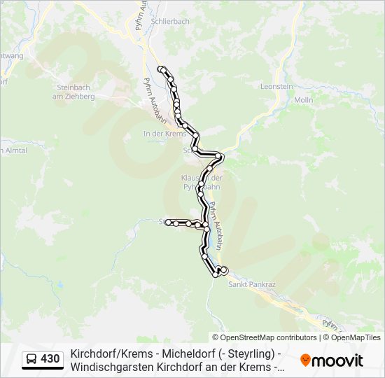 430 Route: Schedules, Stops & Maps - Hinterstoder Bahnhof (Updated)