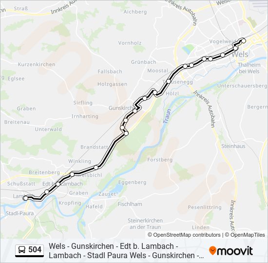 504 Route: Schedules, Stops & Maps - Lambach Oö Marktplatz (Updated)