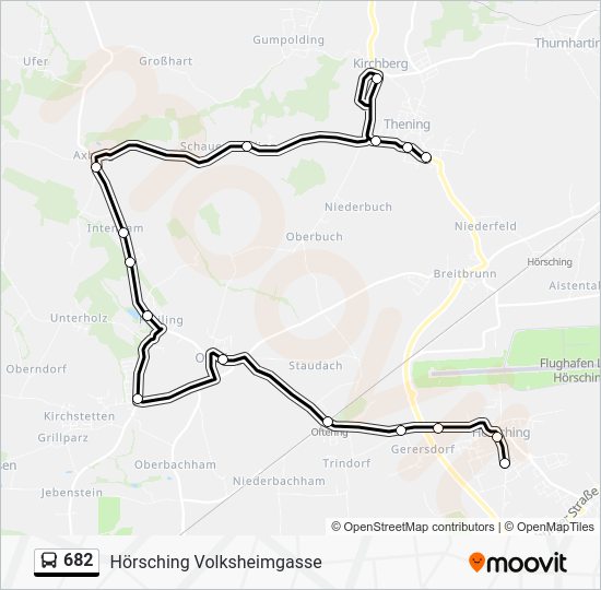 682 Route: Schedules, Stops & Maps - Kirchberg B.Thening Ortsplatz ...